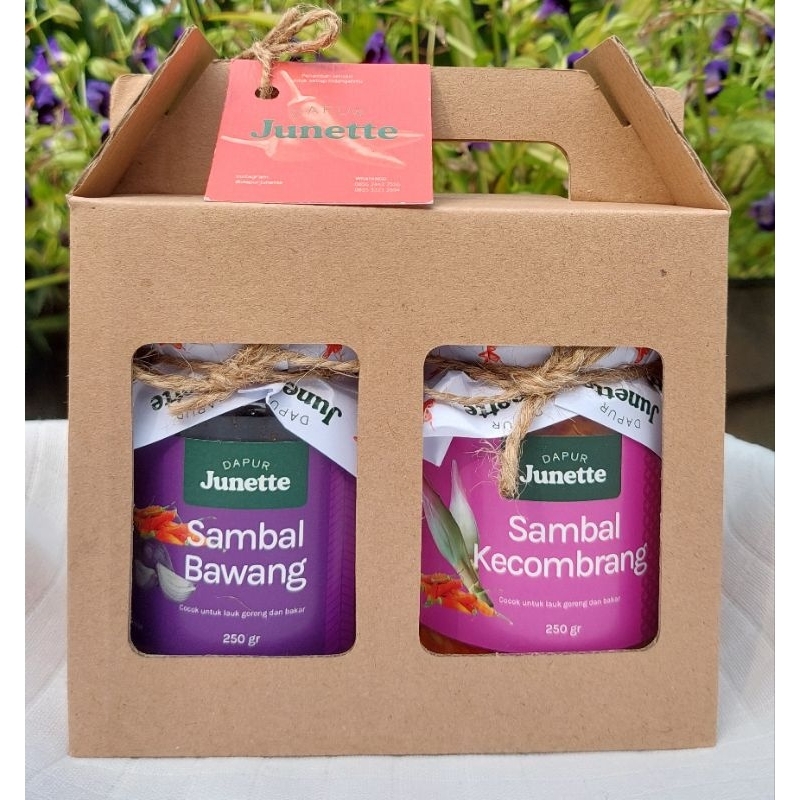 Jual Dapur Junette Hampers Sambal Bawang Dapur Junette 250g dan Sambal ...