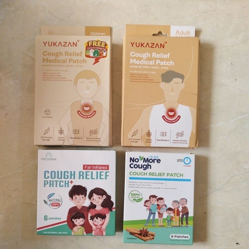 Jual Yuka zan kids adult no more cough effective relief medical patch ...