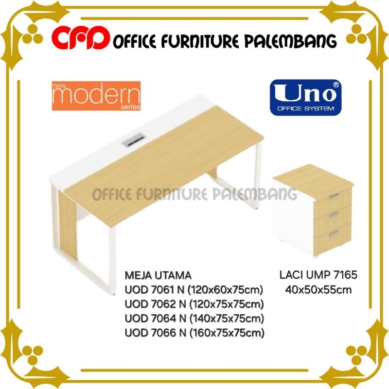 Jual meja kantor UNO NEW MODERN UOD 7061 7062 N meja kerja meja tulis ...