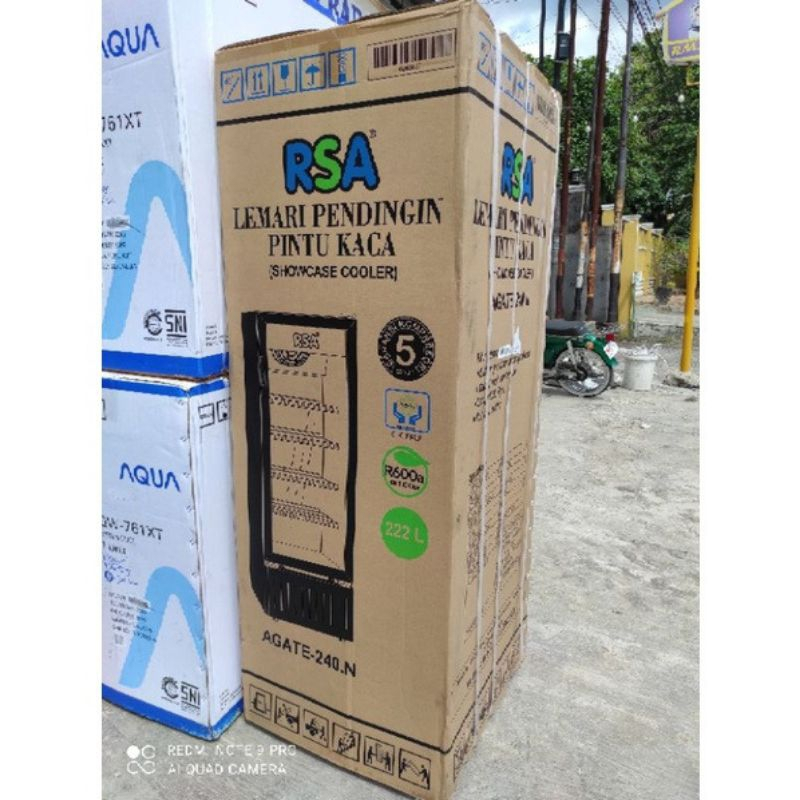 Jual Showcase Rsa Cooler Agate 240 Display Cooler Agate-240 222 Liter ...