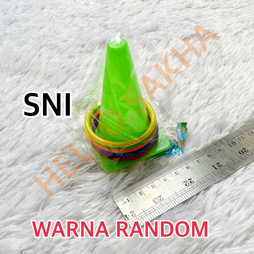 Jual MAINAN GELANG LEMPAR CONE UKURAN KECIL MAIN KETANGKASAN KECERMATAN ...