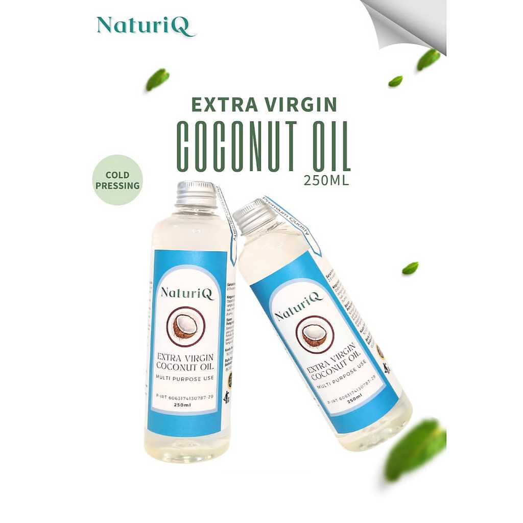 Jual VCO Extra Virgin Coconut Oil 250ml / NaturiQ Minyak Kelapa Murni ...