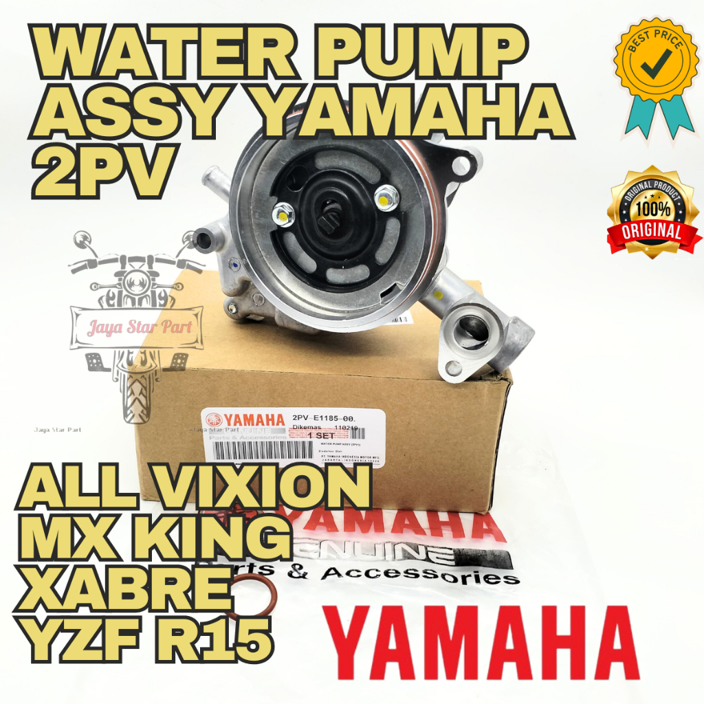 Jual ORIGINAL WATER PUMP ASSY YAMAHA 2PV MX KING VIXION 15O OLD NEW R NVA NVL XABRE YZF R15 ...