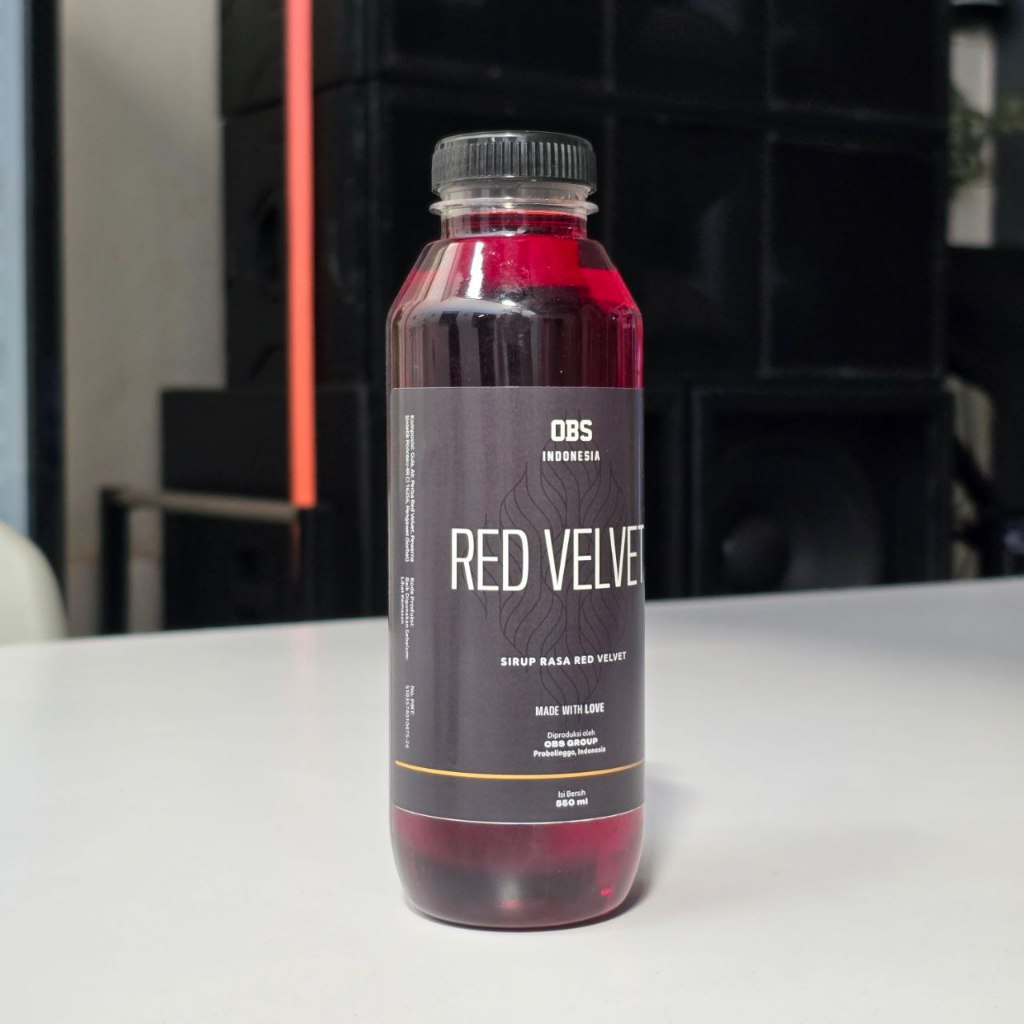Jual Sirup Red Velvet OBS 550ml - OBS Syrup untuk minuman rasa Red ...