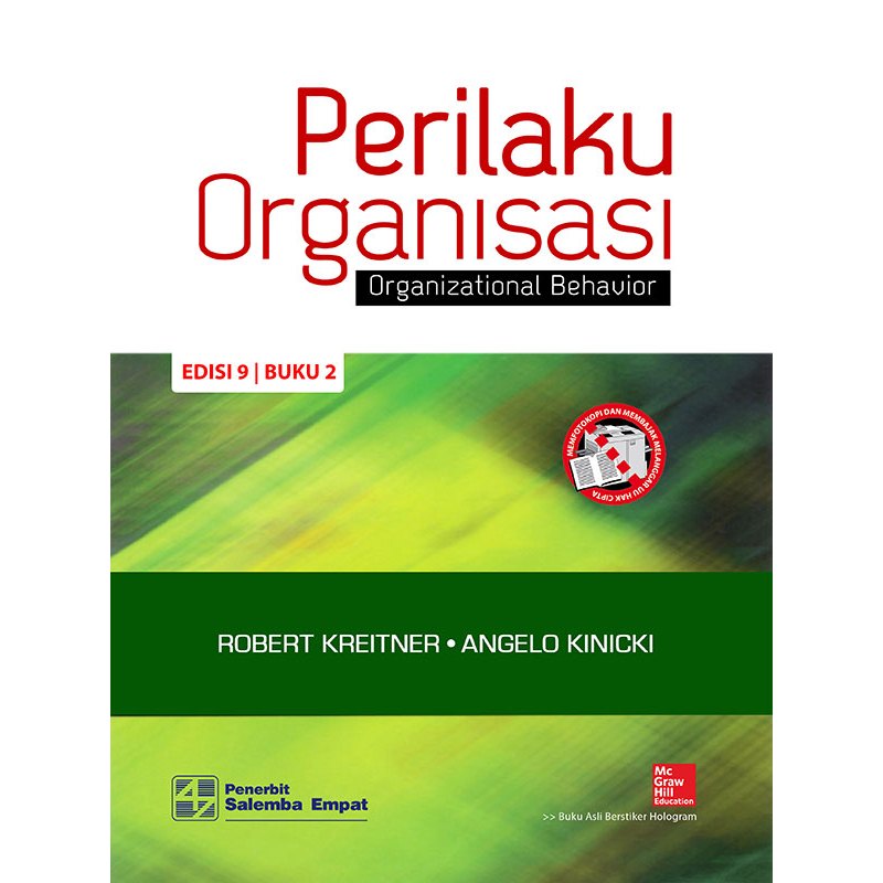 Jual Perilaku Organisasi Edisi 9 Buku 2/Kreitner-Kinicki | Shopee Indonesia