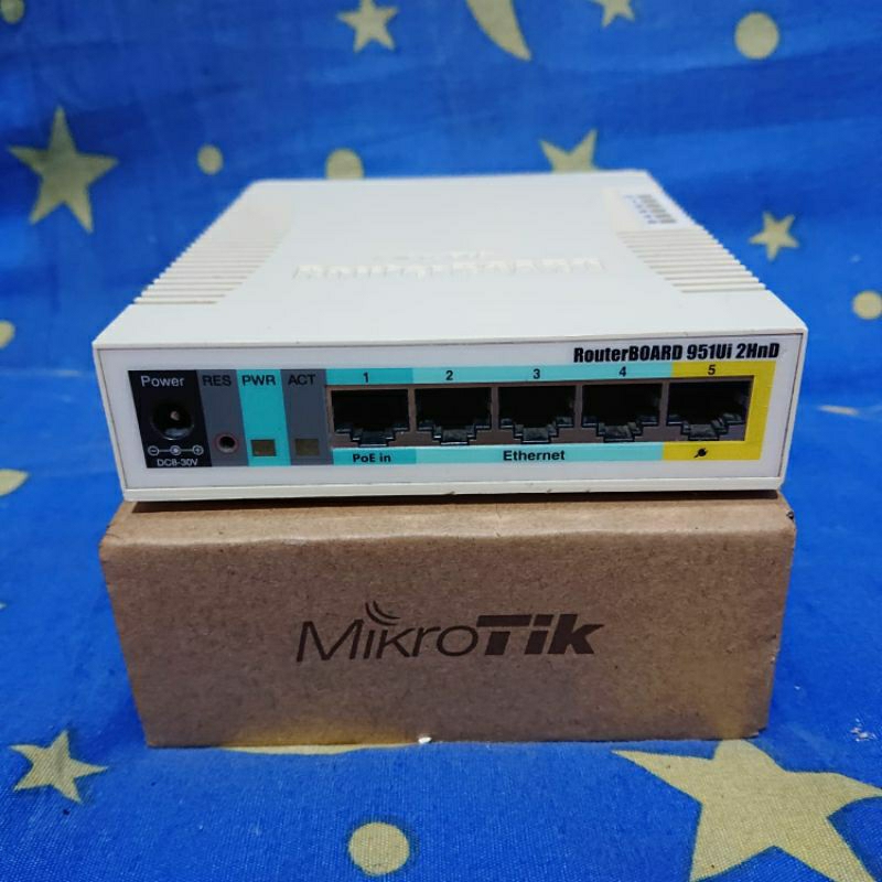 Jual Mikrotik ROUTER BOARD RB951Ui-2HND BB 0,0% Port Lan Lisensi Aman ...
