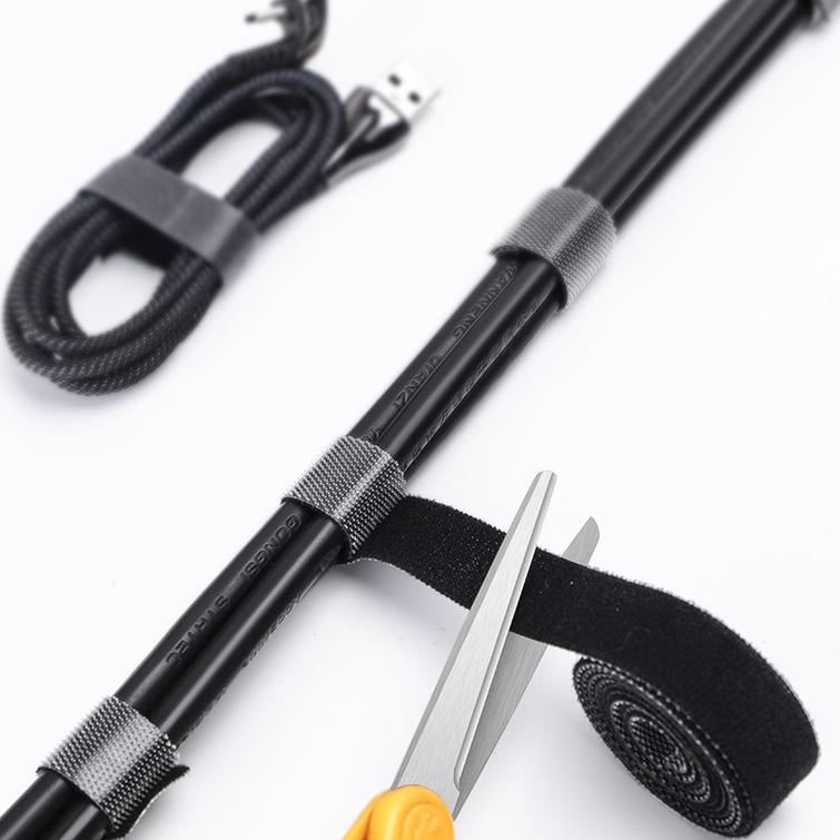 Jual Velcro Kabel 2 Meter Cable Strap Perapi Perekat Kabel Pengikat ...