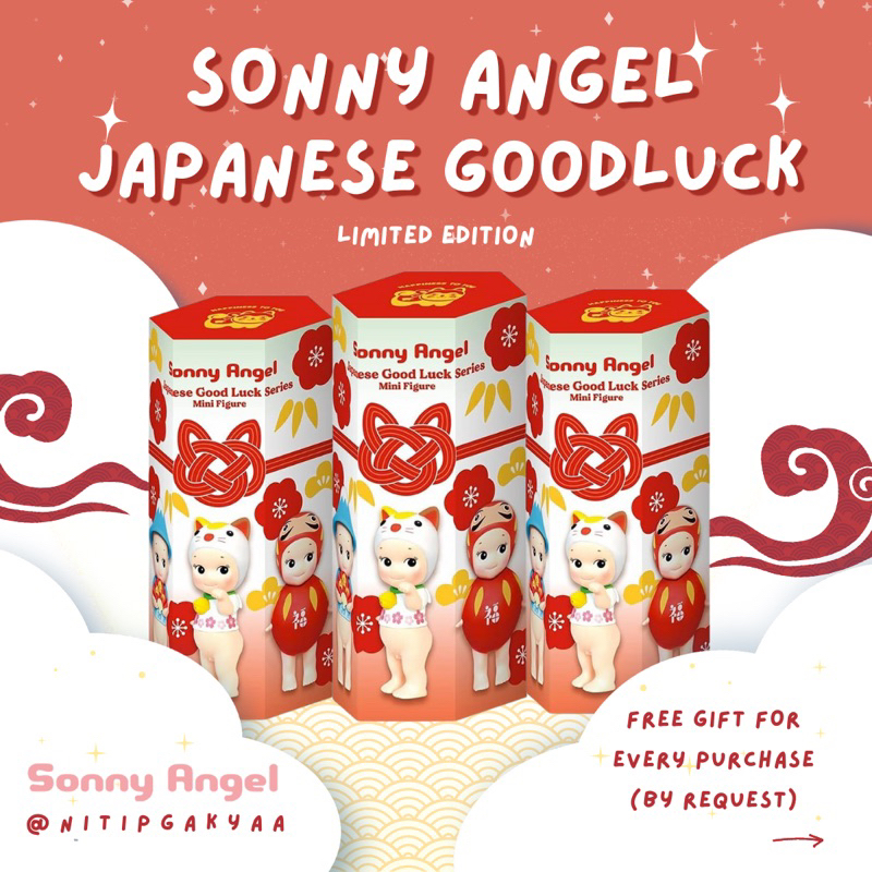 Jual [READY] Sonny Angel Japanese Goodluck Series New Original Sealed ...