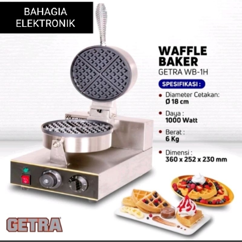 Jual GETRA WB-1H WAFFLE BAKER | Shopee Indonesia