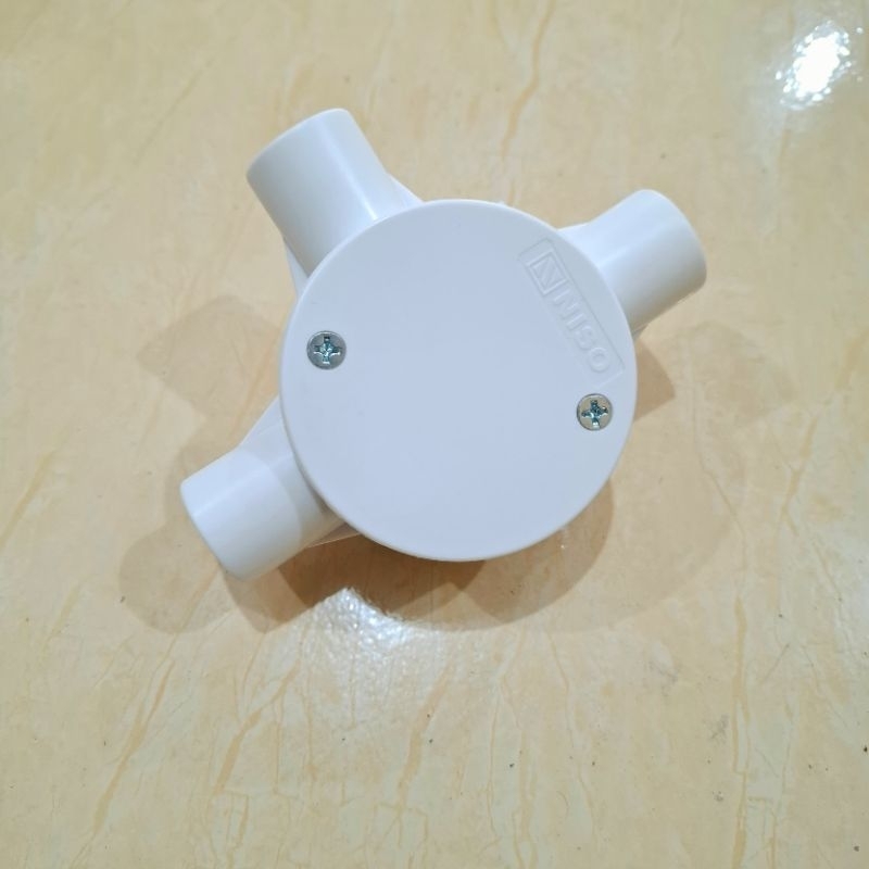 Jual NISO T Dus T Dos 20mm Tedus Cabang 3 Pipa Listrik Conduit 20 mm ...