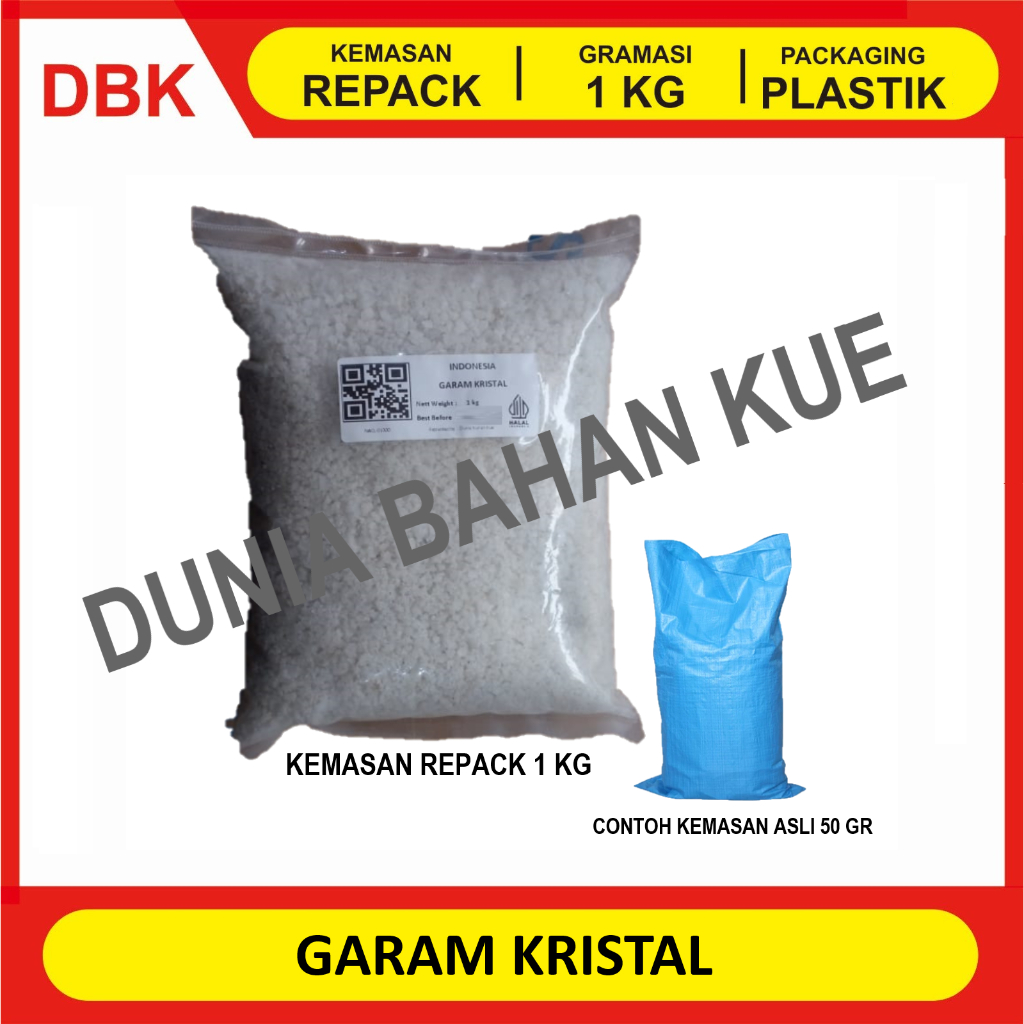 Jual NATRIUM CHLORIDE / NATRIUM KLORIDA / NACL / GARAM KRISTAL FOOD ...