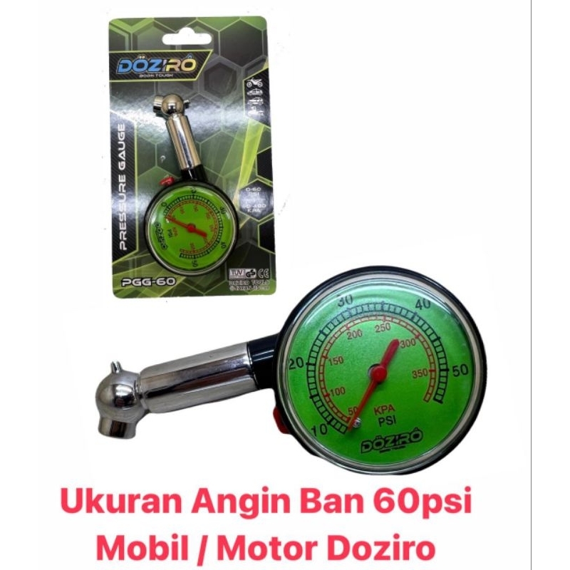 Jual Ukuran Ban Mobil Motor 60PSI Doziro ijo | Shopee Indonesia
