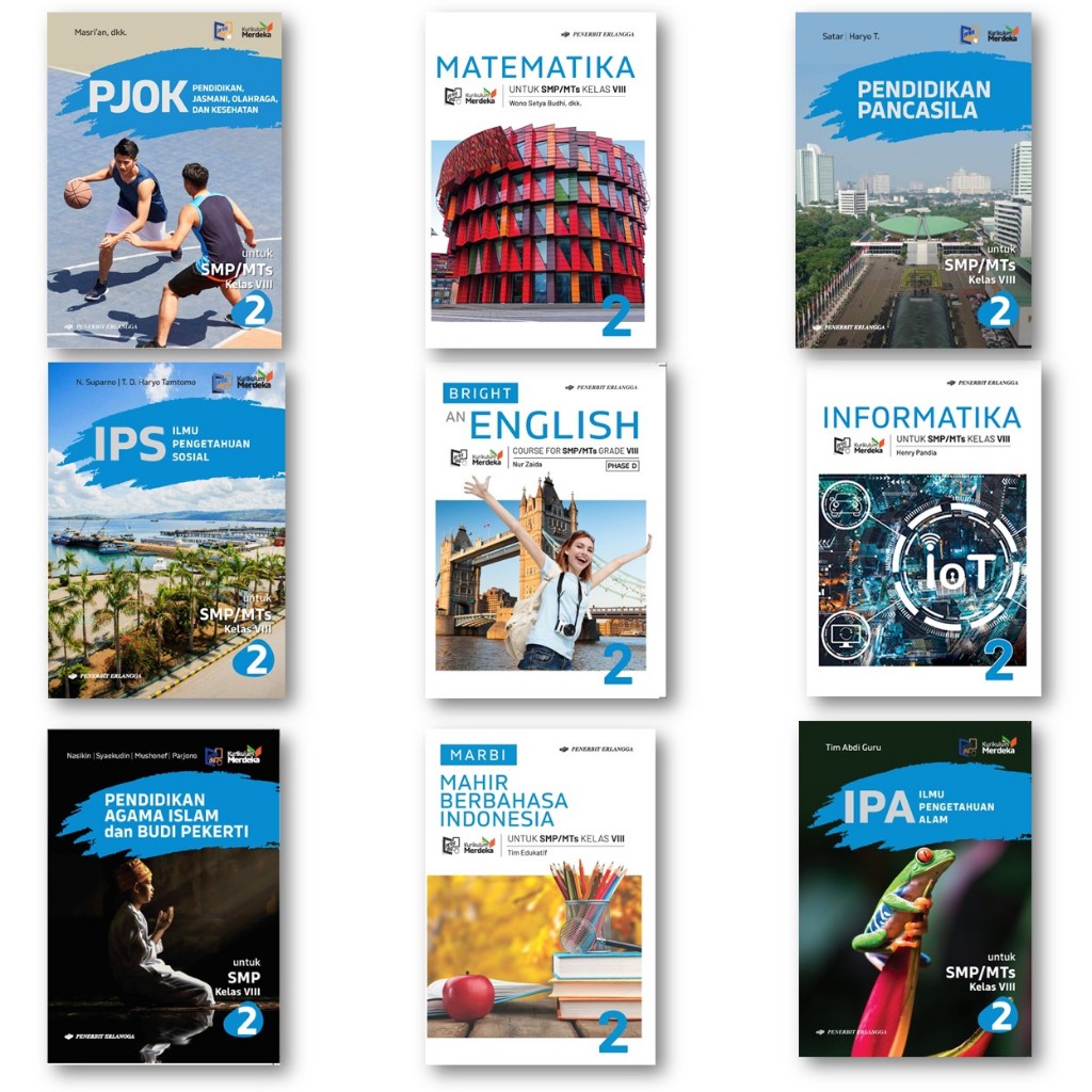 Jual BUKU SMP KELAS 8 KURIKULUM MERDEKA ORIGINAL ERLANGGA | Shopee ...