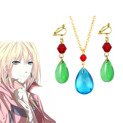 Jual Yuumi - Aksesoris Fashion Kalung Rantai Wanita Anime Howl's Moving ...