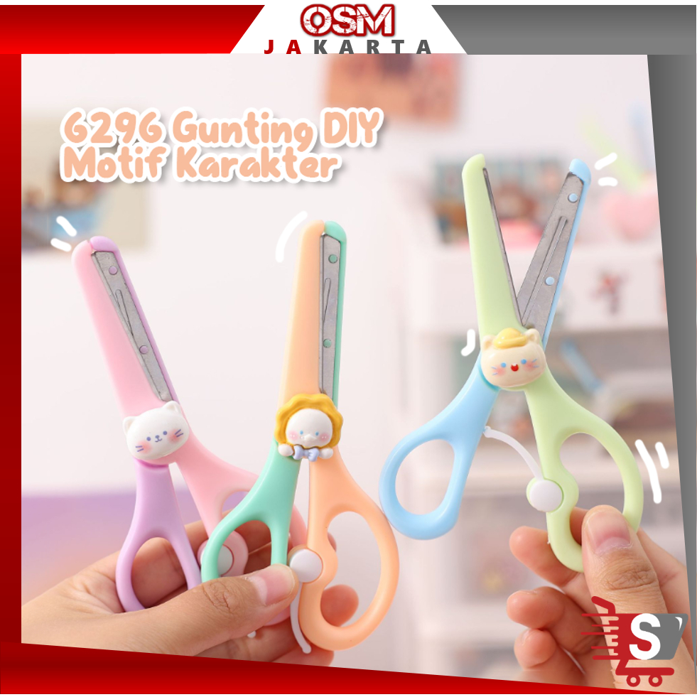 Jual OSM JKT 6296 Gunting DIY Motif Karakter / Portable Mini Size ...