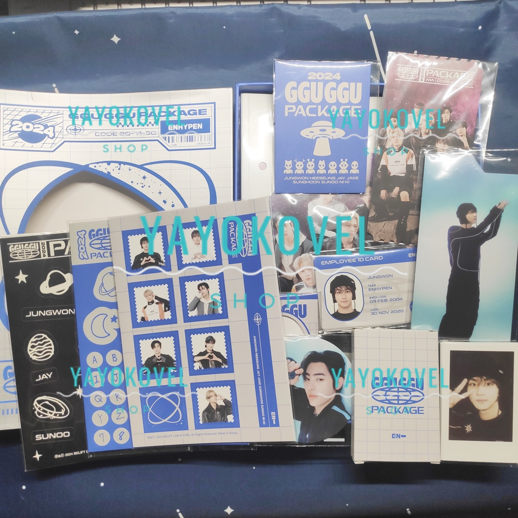 Jual [READY]^ ENHYPEN - GGU GGU PACKAGE 2024 - 2023 - 2022 SHARING GOODS | Shopee Indonesia