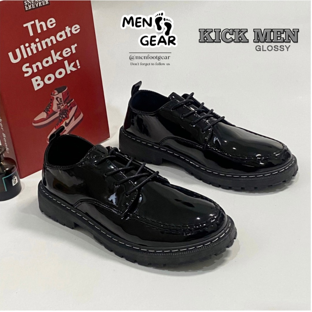 Jual MENFOOTGEAR Sepatu Pria Sepatu Formal Pria Kick Men Docmart Karet ...
