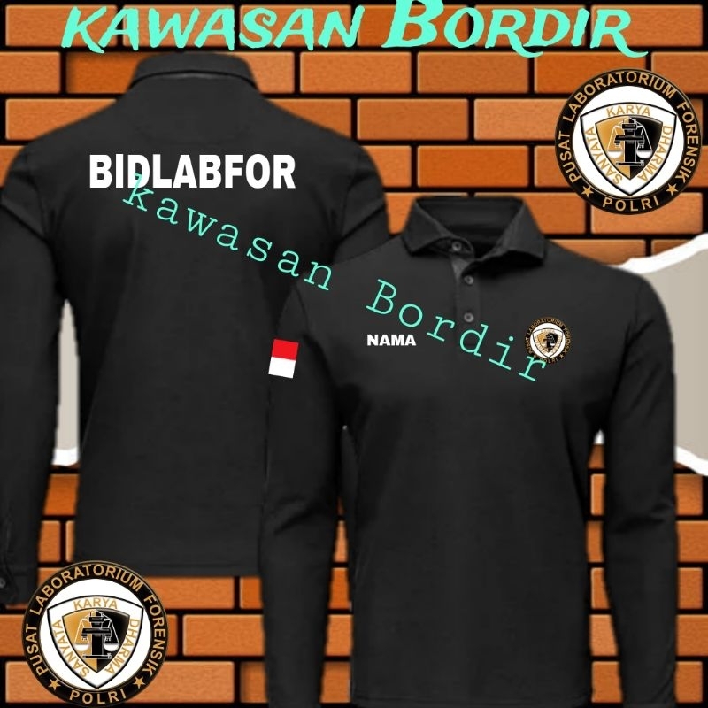 Jual Terbaru polo shirt BIDLABFOR kaos BIDLABFOR seragam laboratorium ...