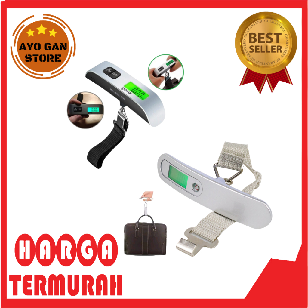 Jual Timbangan Koper Tas Digital Luggage Scale Bagasi Gantung Travel ...