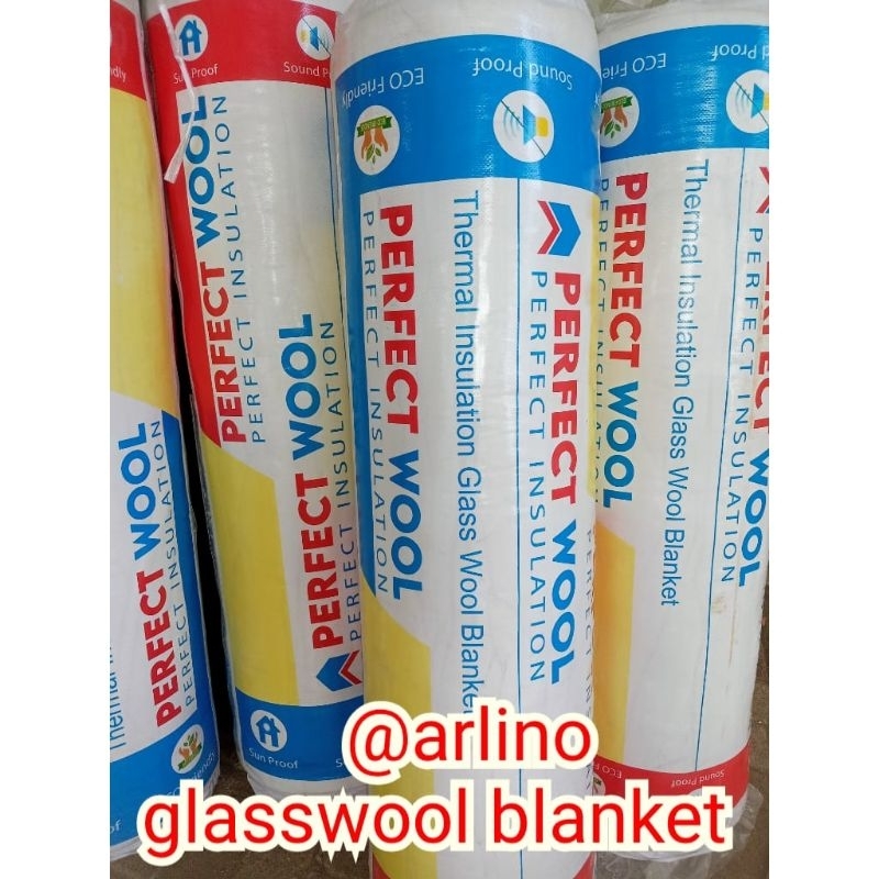Jual glasswool blanket insulasi atap peredam panas dan suara | Shopee ...