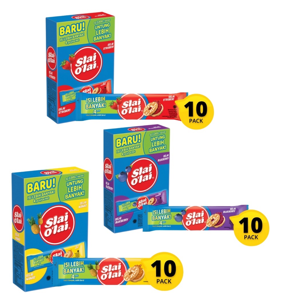 Jual SLAI OLAI BOX isi 10 sachet @ 32gr | Shopee Indonesia