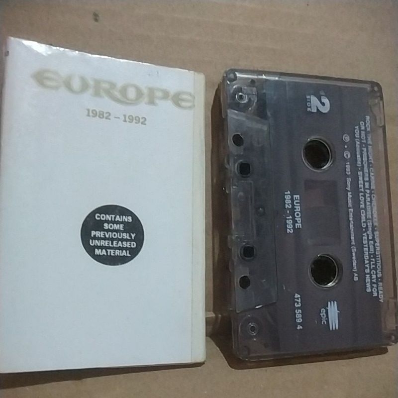 Jual Cassette Tape Europe: 1982- 1992 (cek video) | Shopee Indonesia