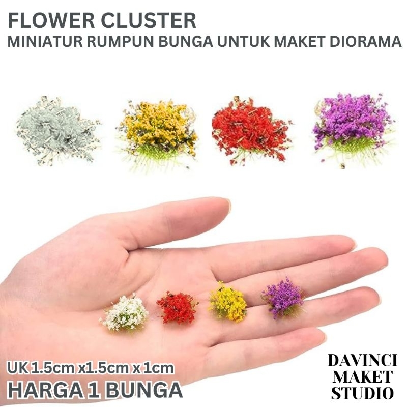 Jual (Satuan) Miniatur Tanaman Rumpun Bunga Rumput Semak Maket Diorama ...