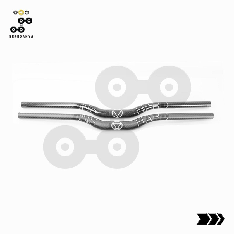 Jual DNS Carbon Risebar Rise Handle Bar 650mm 650 mm 65cm 65 cm 31.8mm 31,6mm 31.6 31,6 mm OS ...