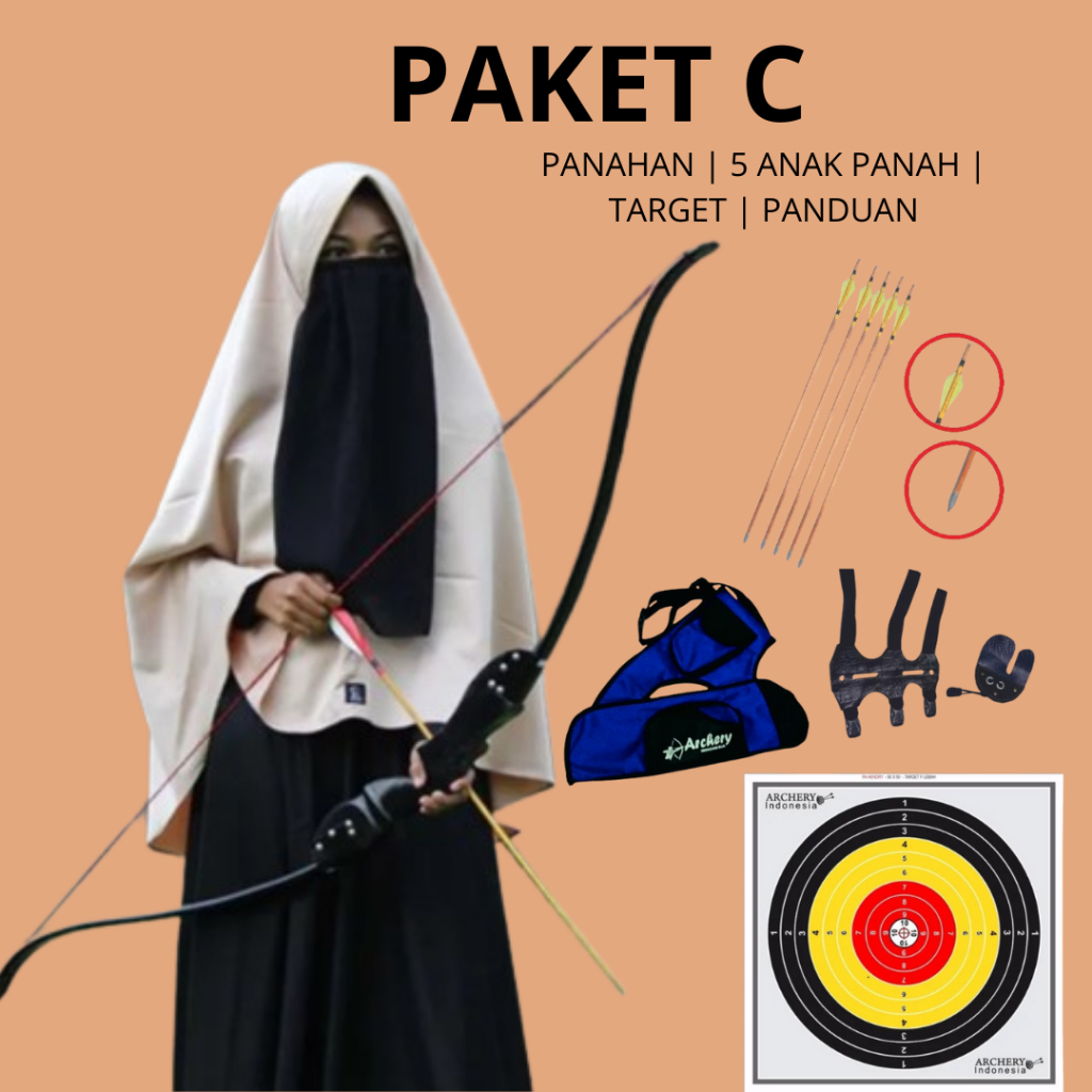 Jual Busur Panahan Archery Bow Alat Olahraga Memanah Panahindo Paket ...