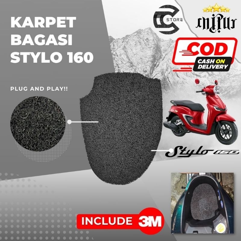 Jual Karpet Bagasi Stylo 160 new / Karpet Honda Stylo 160 / Bagasi ...