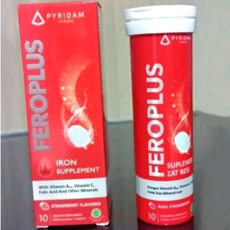 Jual FEROPLUS 10 TABLET EFFERVESCENT | Shopee Indonesia