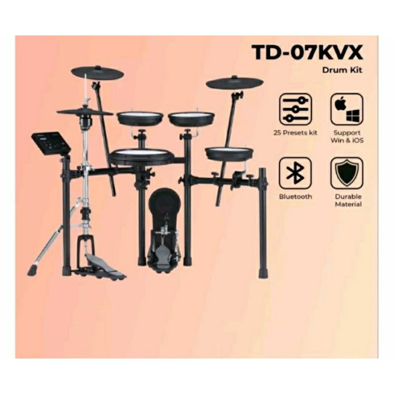 Jual Roland digital drum V-Drum td07-kvx td07kvx td-07-kvx Roland Original td 07 kvx | Shopee ...