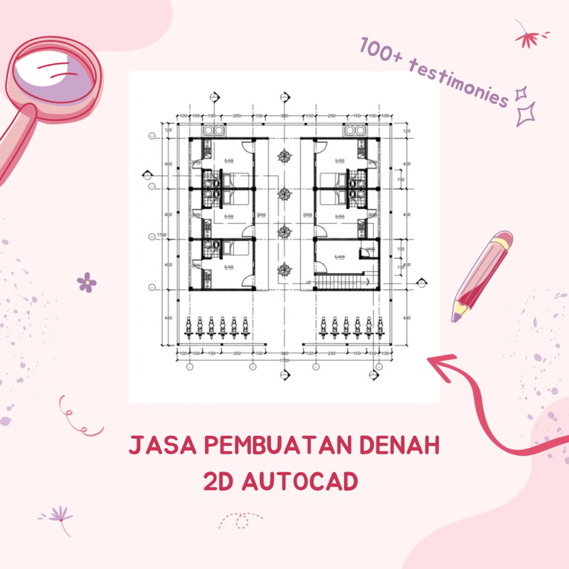 Jual Jasa Pembuatan Denah 2D Autocad — Joki Autocad | Shopee Indonesia