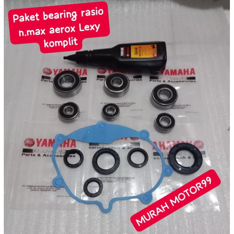 Jual PAKET BEARING RASIO GEAR BOX 2DP N MAX AEROX LEXY +SEAL SET ...