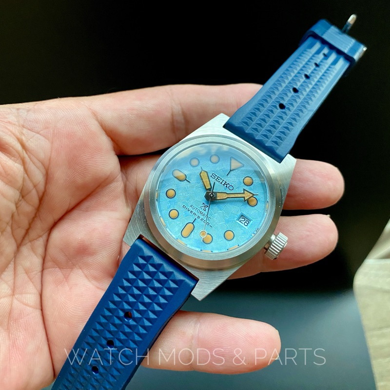 Jual WMNP Seiko Mod WMNP Seiko Mod Vintage 38mm Patina Textured Dial ...