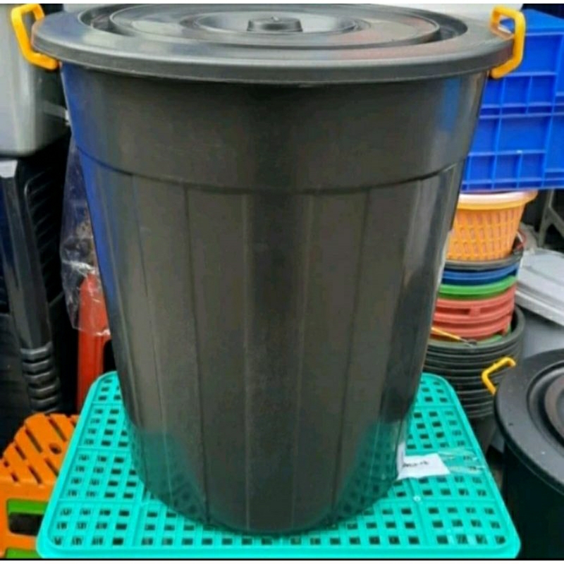 Jual ember plastik / ember jumbo / ember hitam besar 80 liter murah /tempat sampah /tong sampah ...