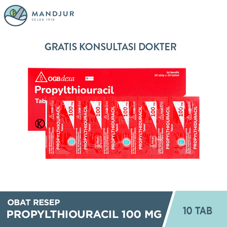 Jual Propylthiouracil 100 Mg Strip 10 Tablet | Shopee Indonesia