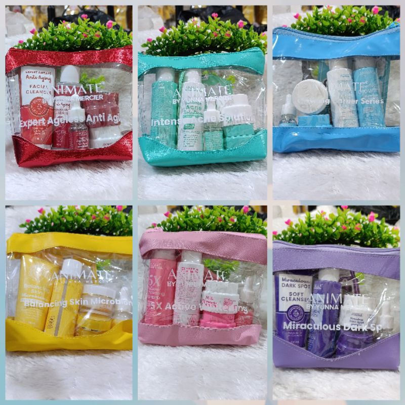 Jual ANIMATE PAKET SKINCARE 5-1|Miraculous Dark sport/Active whitening ...