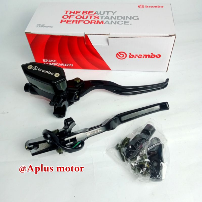 Jual Master Rem Oval Model Rcb Paket Handle Kopling Universal Semua Motor Vixion,R15,CBR,Satria ...
