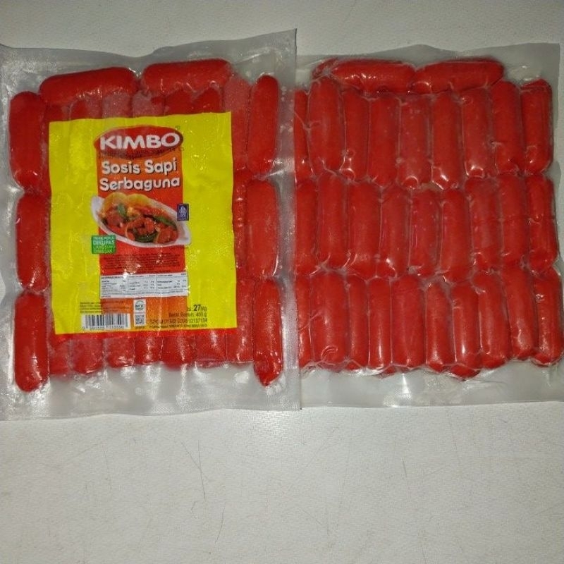 Jual Sosis Sapi Kimbo Merah Coctail 450 Gram ( isi 27btg) | Shopee ...