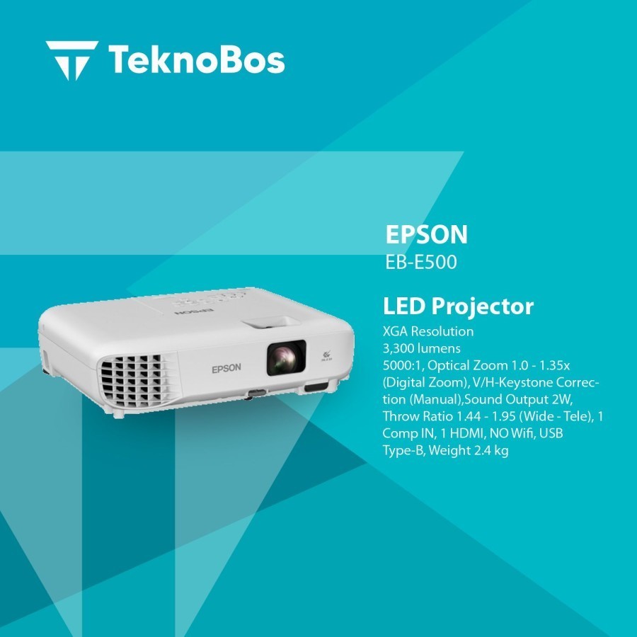 Jual Proyektor Epson EB-E500 XGA 3LCD Projector | Shopee Indonesia