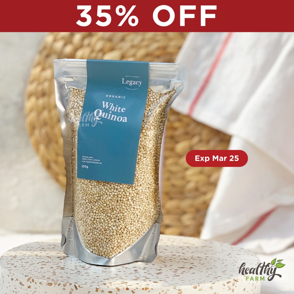Jual Organic White Quinoa / Gluten Free Quinoa Putih Organik 250g ...