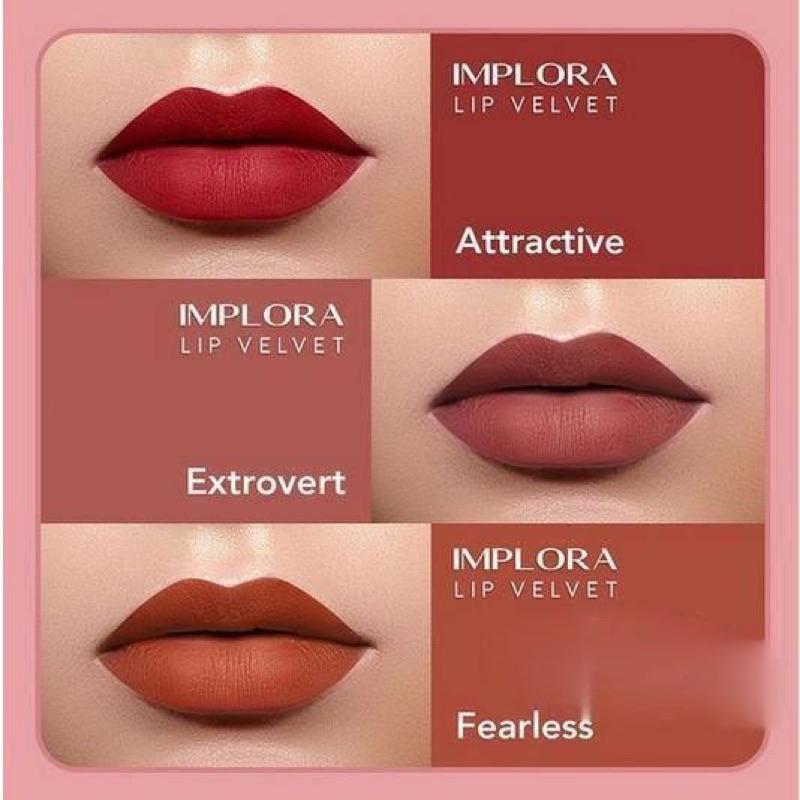 Jual 🪷arsen cosmetik🪷Implora Lip Velvet || Implora X Relaxa || Implora ...