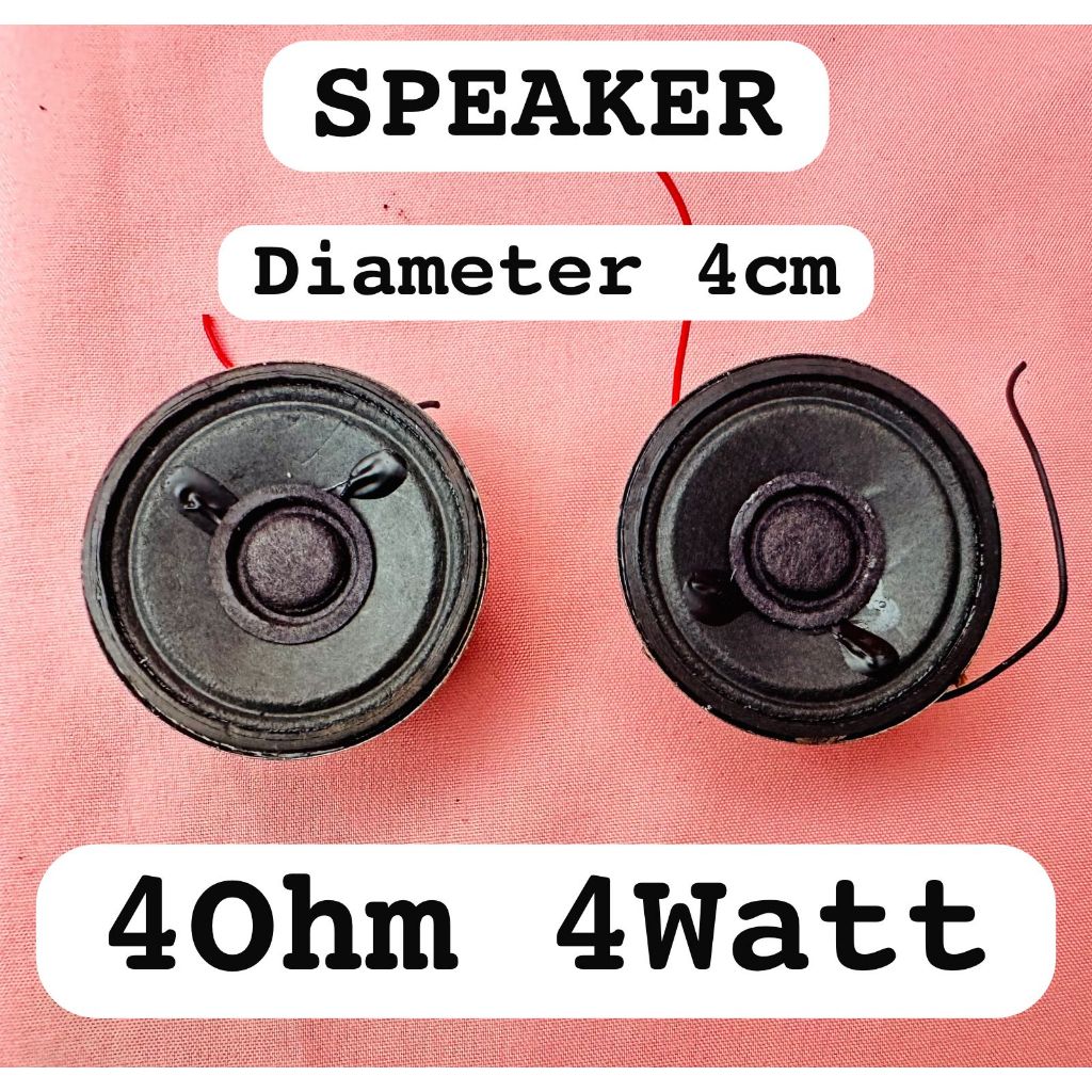 Jual SPEAKER MINI 2" 2 INCH 4 Ohm 2 Watt Murah | Shopee Indonesia