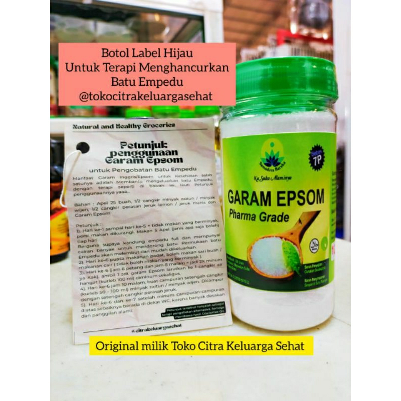 Jual Garam Epsom Batu Empedu Garam Inggris Food Grade Surabaya Garam ...