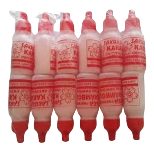 Jual BEDAK KRISTAL KARAMBOL - BEDAK SAKURA KASAR MERAH - ISI 12 BOTOL ...