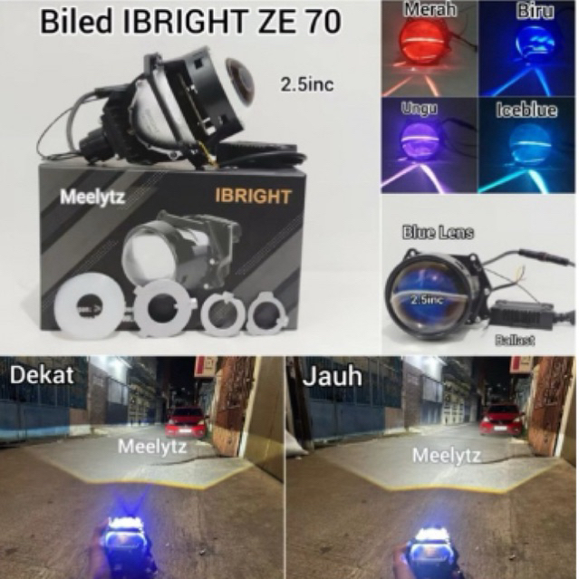 Jual Projector ibright biled mobil/motor | Shopee Indonesia