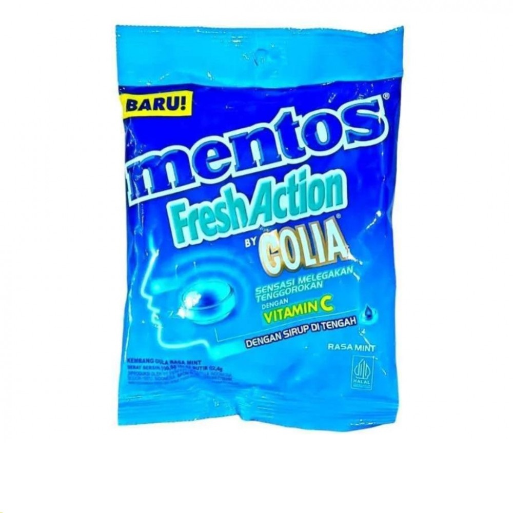 Jual mentos golia fresh action | permen | Shopee Indonesia
