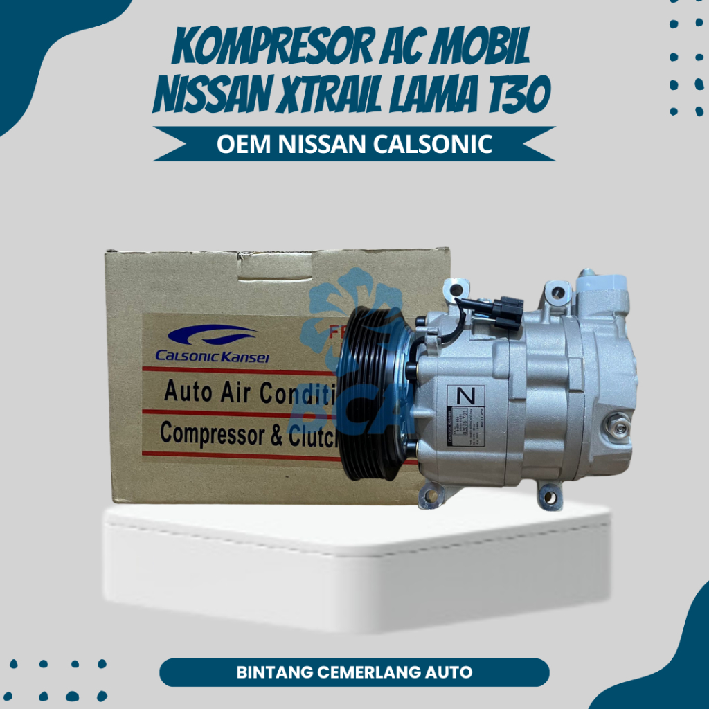 Jual COMPRESSOR KOMPRESOR AC Mobil Nissan Xtrail X-Trail Lama T30 OEM NISSAN CALSONIC | Shopee ...