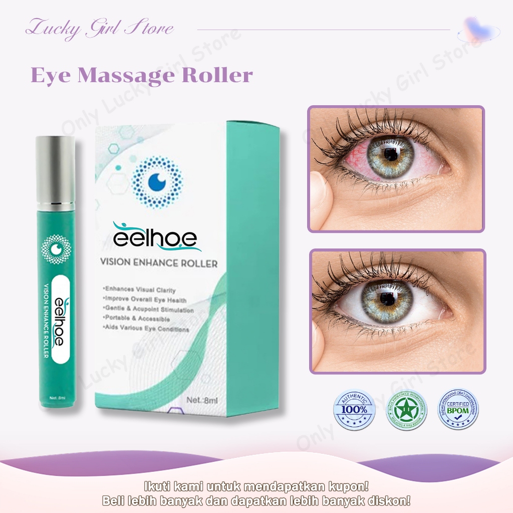Jual EELHOE Eyesight Vision Enhance Roller Improve Liquid Eyestrain Blurred Vision Relief ...